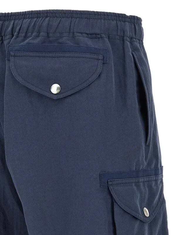 Brunello Cucinelli Cargo Bermuda Shorts - Blue