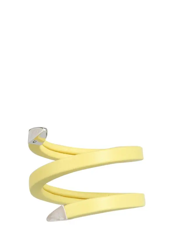 Bottega Veneta Spiral Bracelet - Yellow