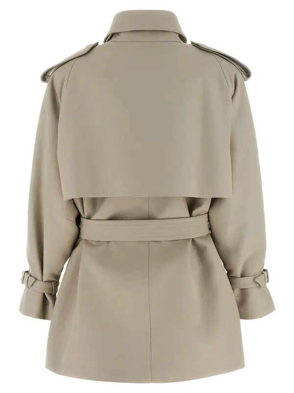 Max Mara Mxscacio Trench Coat - Cream