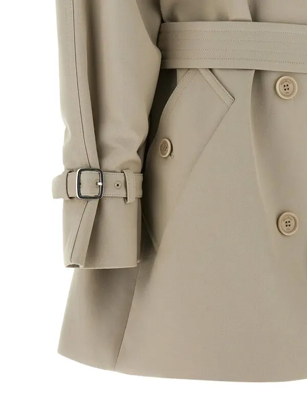 Max Mara Mxscacio Trench Coat - Cream