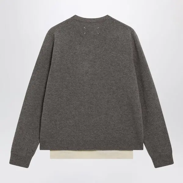 MAISON MARGIELA Lambswool Sweater - Cream