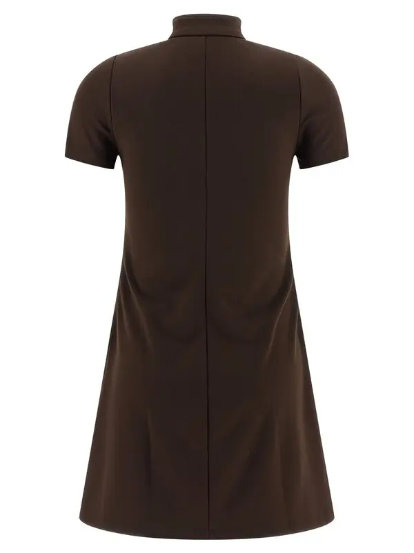 COURREGES Interlock Tracksuit Mini Dress - Brown