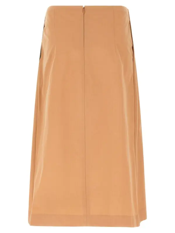 Dries Van Noten Sonista Cotton Midi Skirt