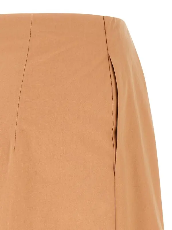 Dries Van Noten Sonista Cotton Midi Skirt