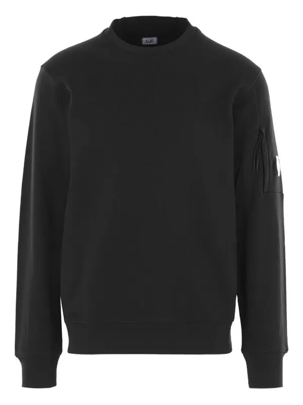 C.P. COMPANY Logo Cotton Crewneck Sweatshirt