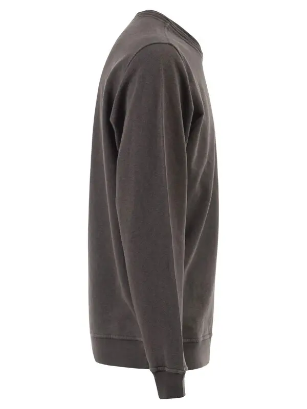Stone Island Regular Fit Crew Neck Sweatshirt