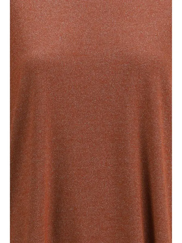 Brunello Cucinelli Cashmere Glitter T-shirt - Red