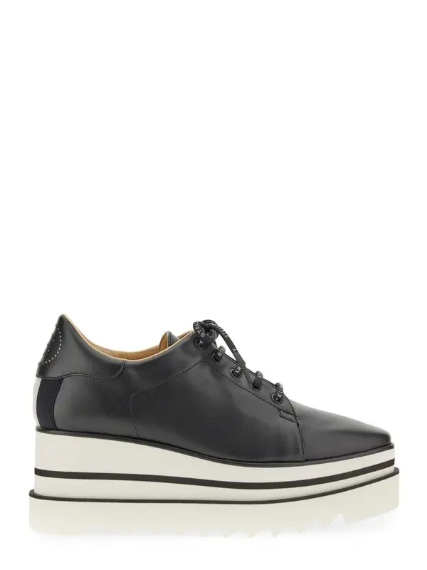 Stella McCartney Elyse Wedge Lace-up - Black