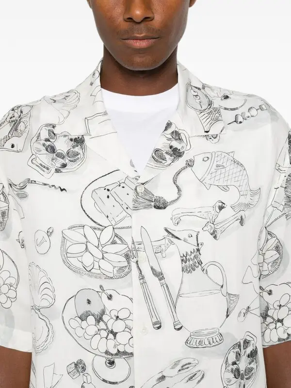 Jacquemus Printed Cotton Shirt