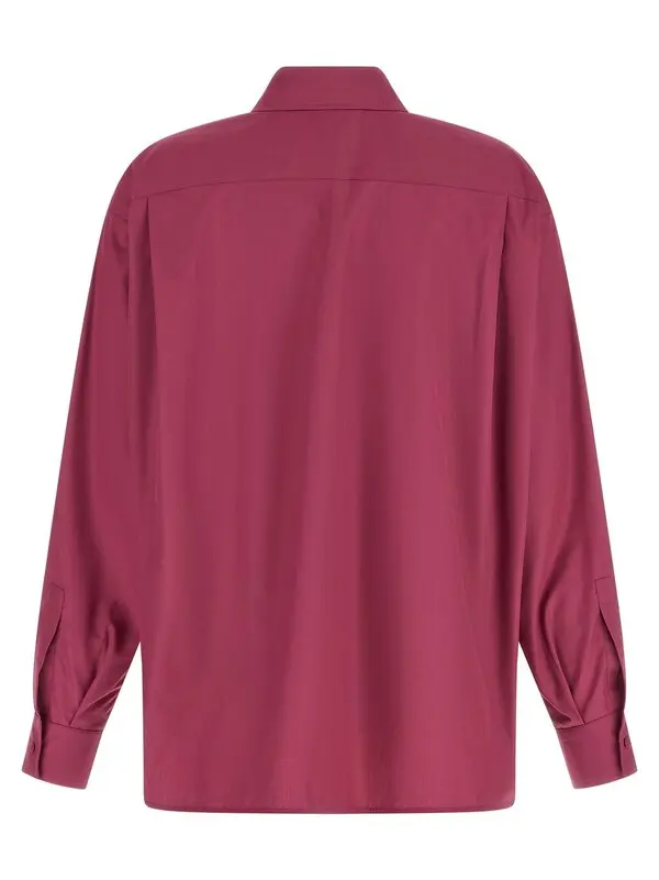 Max Mara Oversized Cotton Shirt - Pink