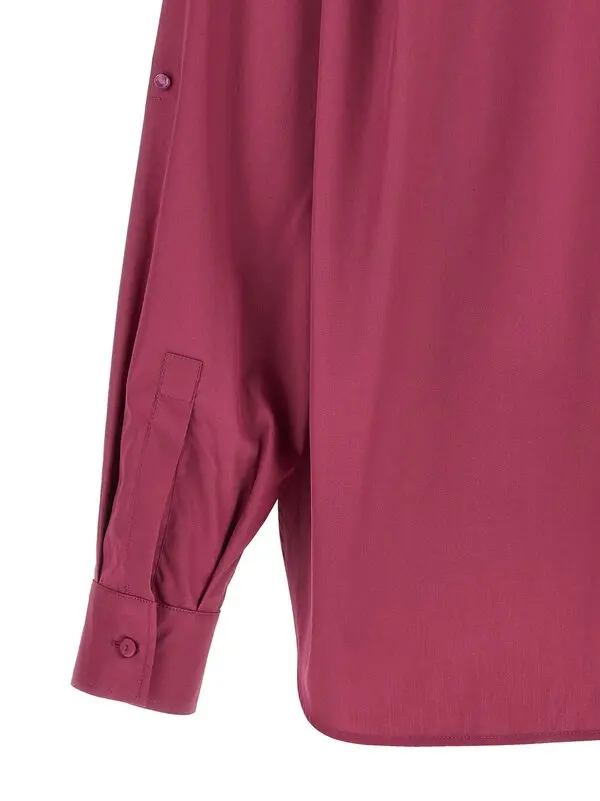 Max Mara Oversized Cotton Shirt - Pink