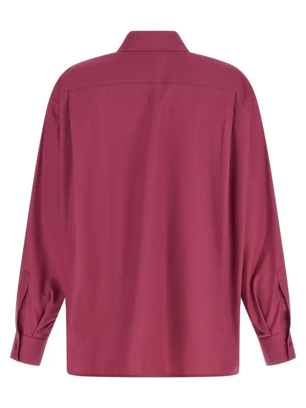 Max Mara Oversized Cotton Shirt - Pink