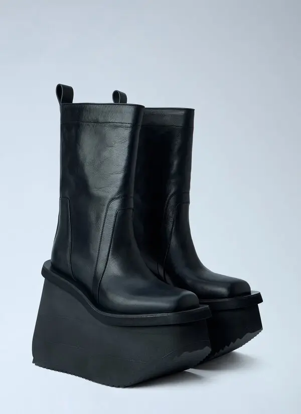 Rick Owens Factory Leather Boots