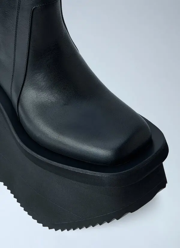 Rick Owens Factory Leather Boots