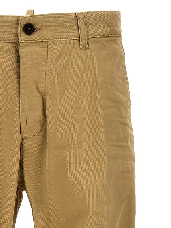 Dsquared2 Sexy Chino' Pants - Cream
