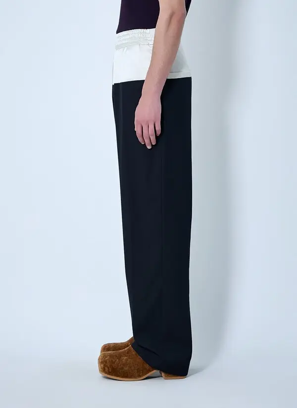 Dries Van Noten Drawstring Wide-leg Trousers