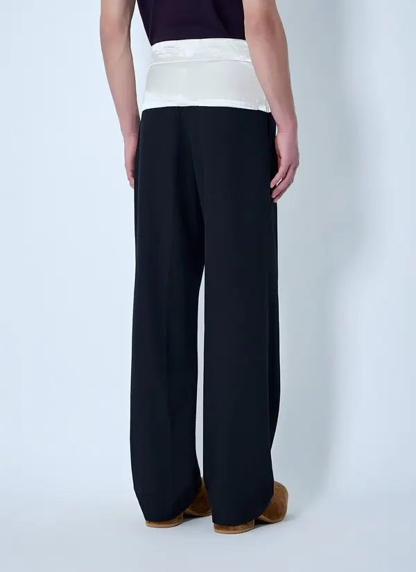 Dries Van Noten Drawstring Wide-leg Trousers