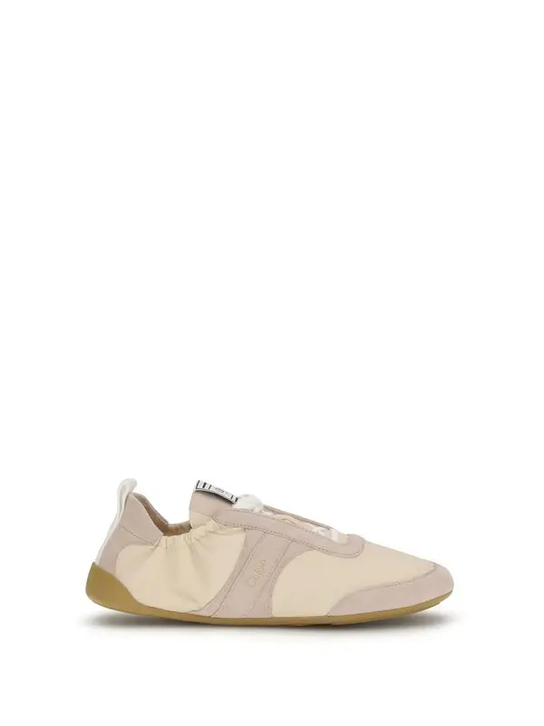 Chloé Kick Sneakers - Cream