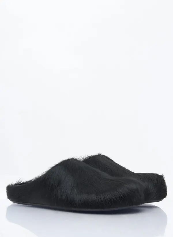 Marni Fussbett Sabot Mules - Black