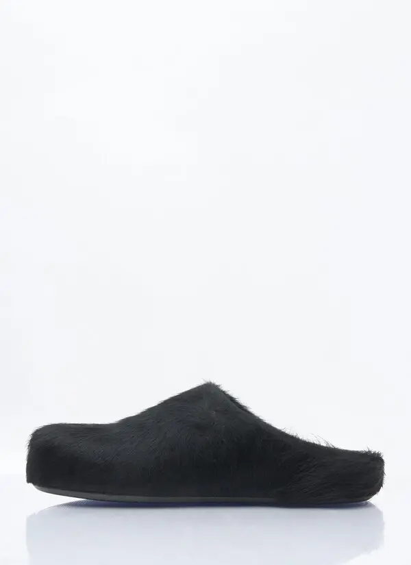Marni Fussbett Sabot Mules - Black