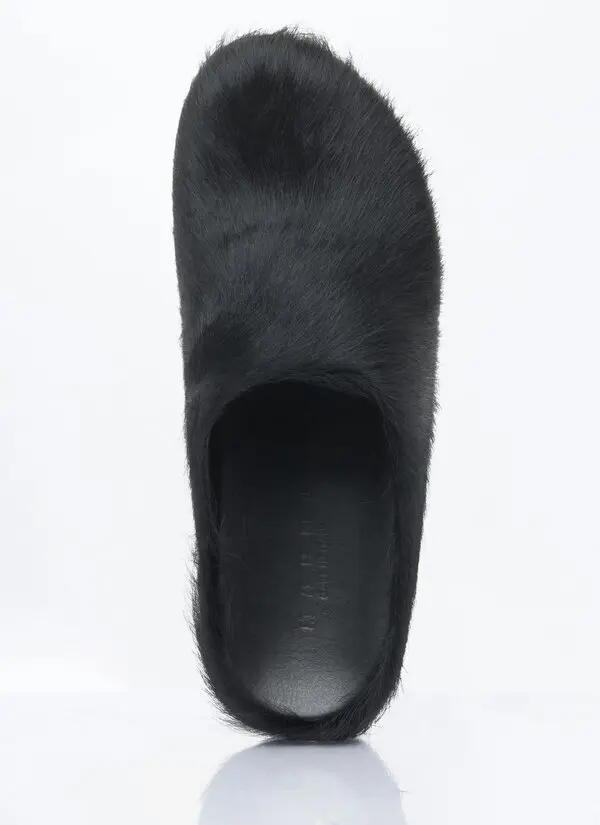 Marni Fussbett Sabot Mules - Black
