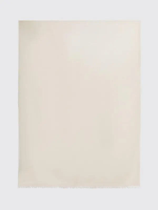 Max Mara Wool And Silk Scarf With Monogram