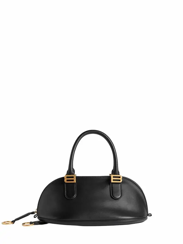 Balenciaga Black Bolero Bowling Bag Mini Bowling Bag