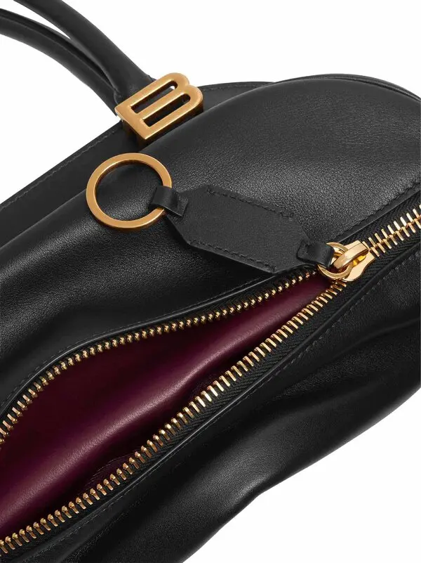 Balenciaga Black Bolero Bowling Bag Mini Bowling Bag