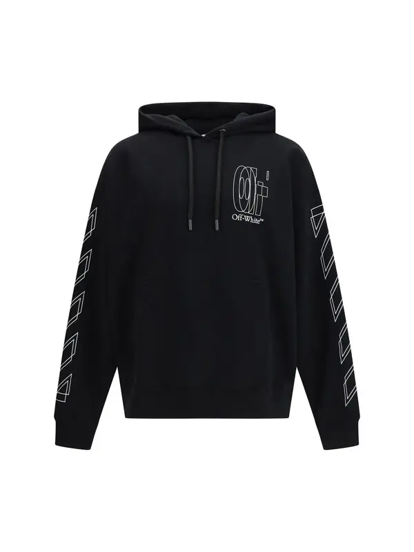 Off-White Big Double Arrow Skate Hoodie - Black