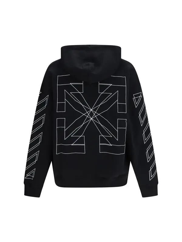 Off-White Big Double Arrow Hoodie - Black