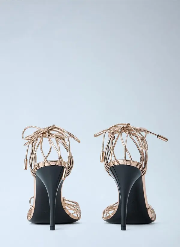 Saint Laurent Babylone Stiletto Sandals - Pink