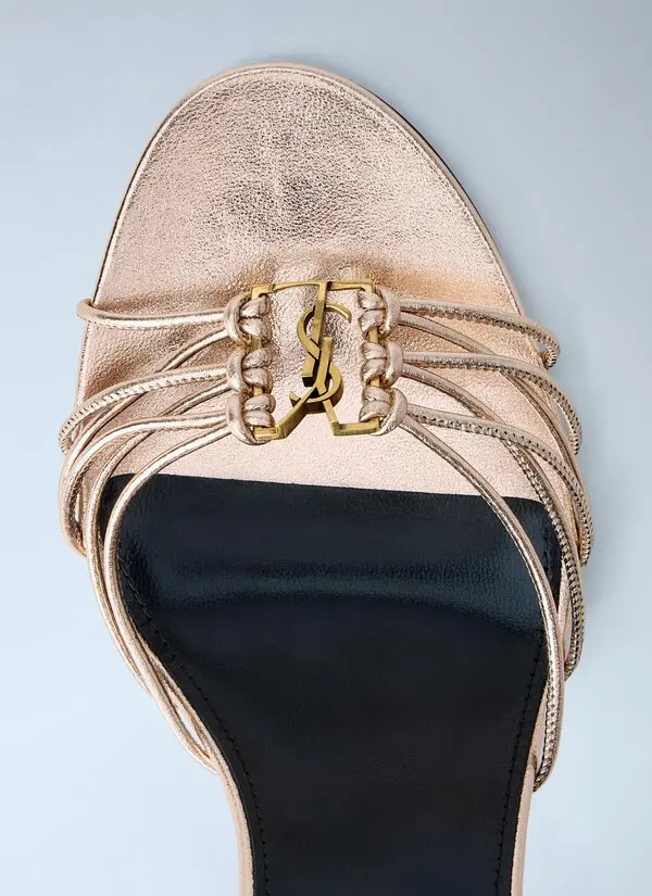 Saint Laurent Babylone Stiletto Sandals - Pink
