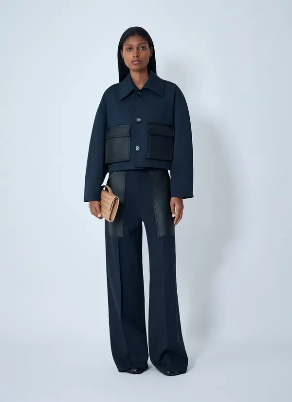 Bottega Veneta Compact Wool And Cotton Twill Jacket