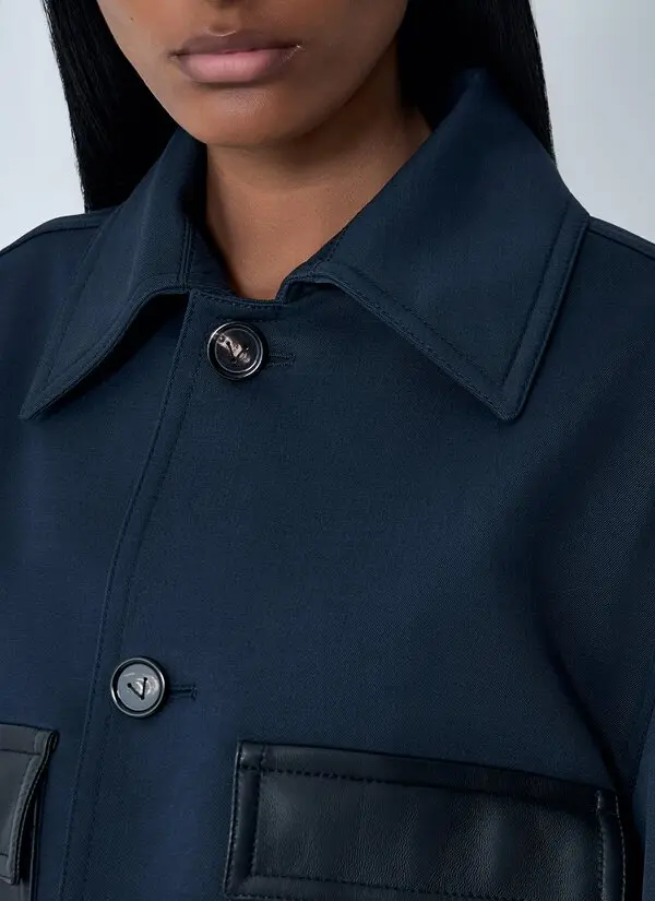 Bottega Veneta Compact Wool And Cotton Twill Jacket
