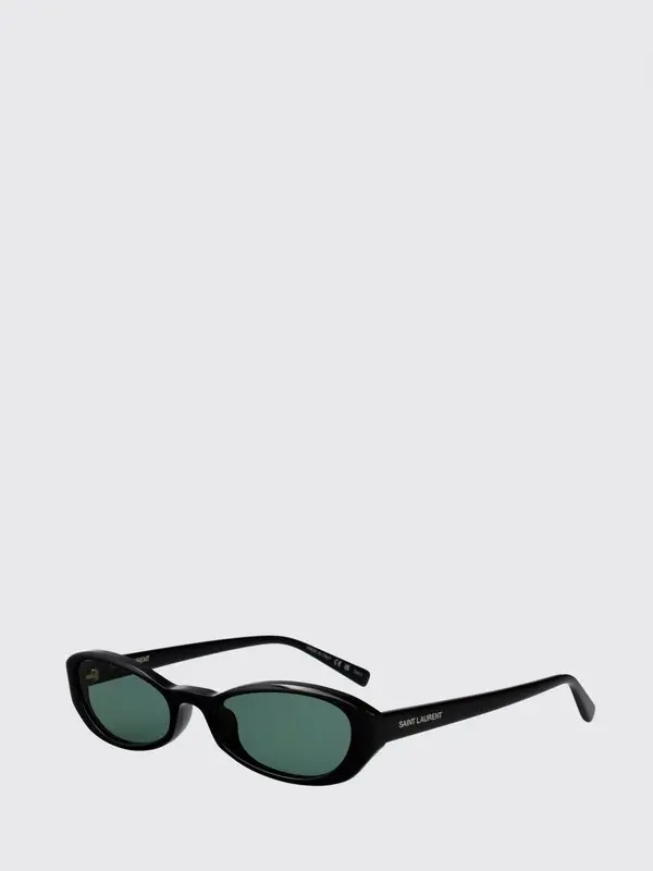 Saint Laurent Cat-eye In Acetate With Contrast Lettering Logo - Multicolor