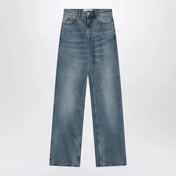 AMI Paris Wide-leg Denim Jeans - Blue