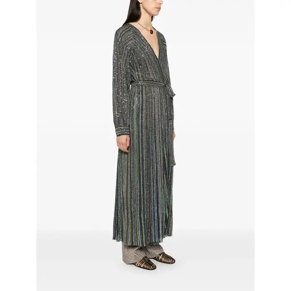 Missoni Vertical Stripe V-neck Cardigan - Blue