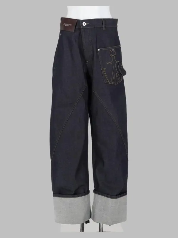 JW Anderson Dark Wash Denim Jeans - Multicolor