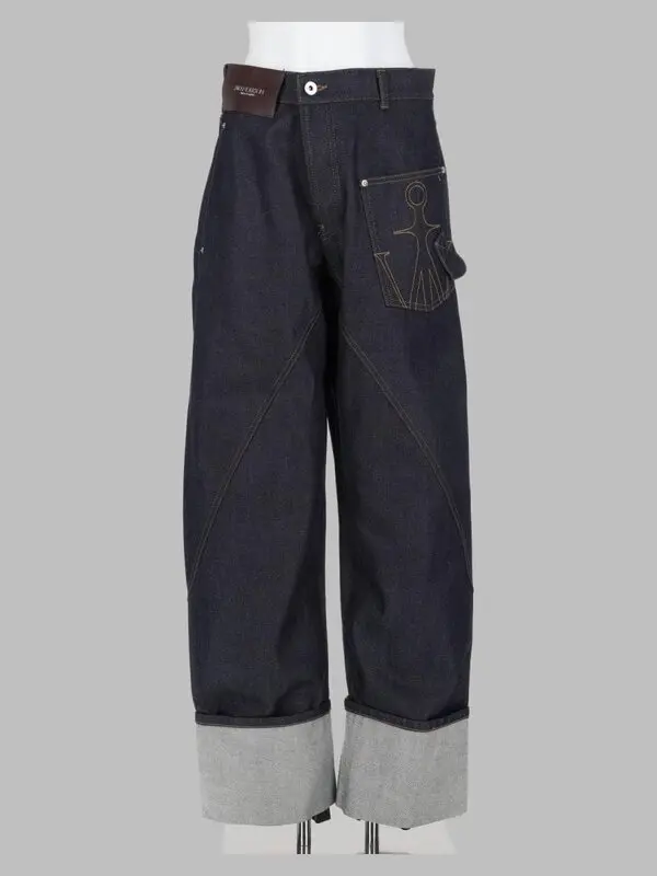 JW Anderson Dark Wash Denim Jeans - Multicolor