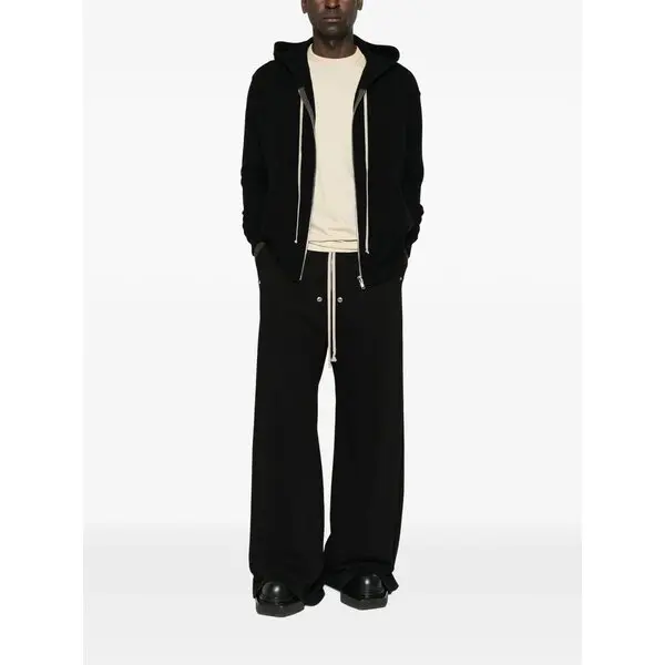 Rick Owens Cashmere And Wool Blend Hooded Sweater