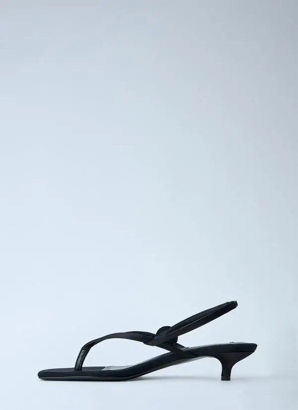TOTEME Slingback Satin Sandals