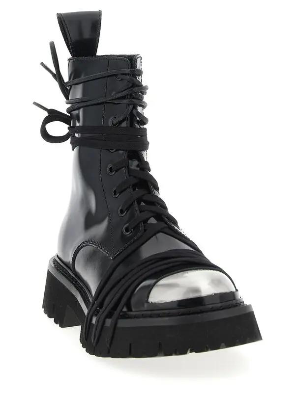 Moschino Combat' Combat Boots