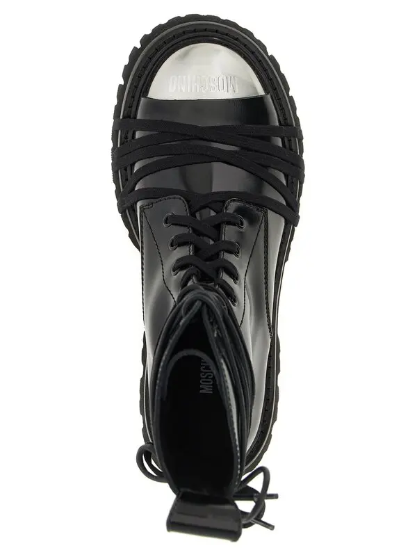 Moschino Combat' Combat Boots