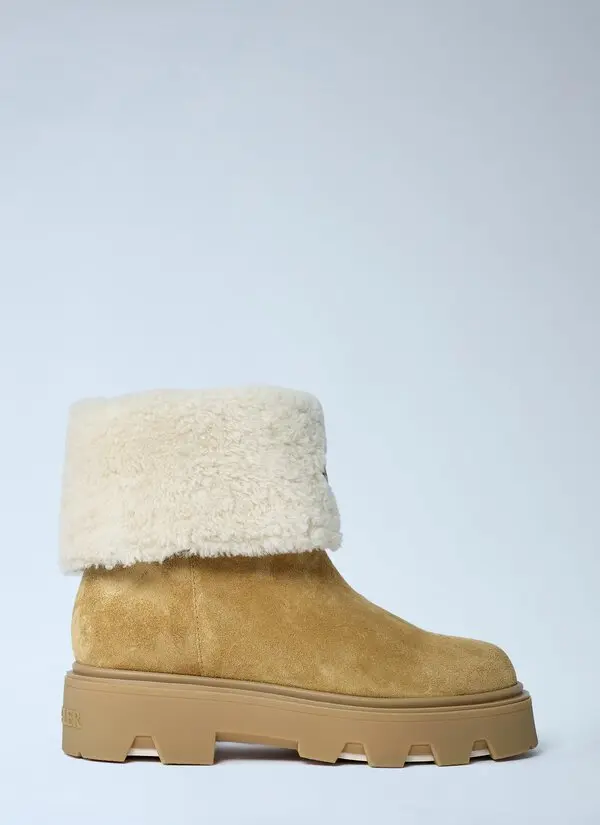 Moncler Aurea Suede Ankle Boots