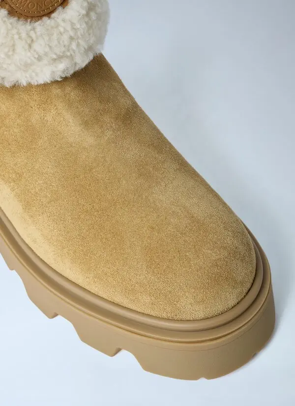 Moncler Aurea Suede Ankle Boots