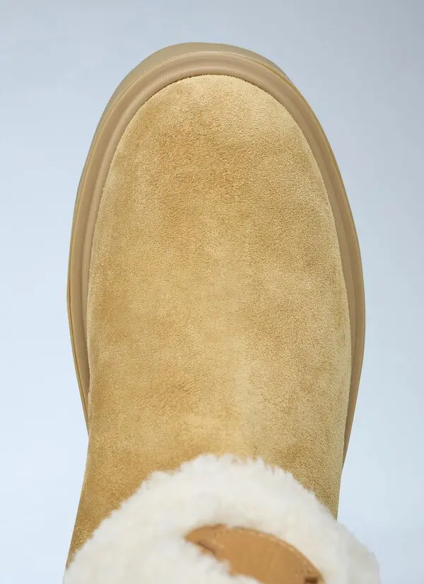 Moncler Aurea Suede Ankle Boots