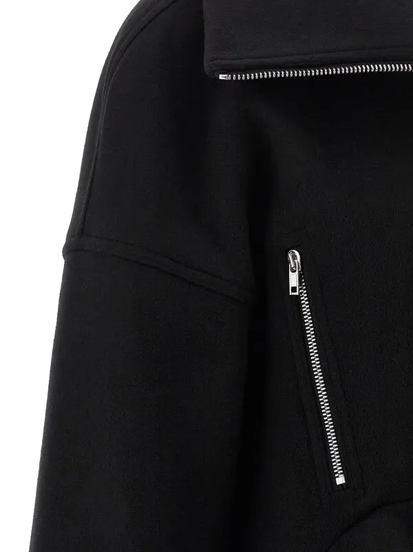 Rick Owens Draculimo Virgin Wool Coat