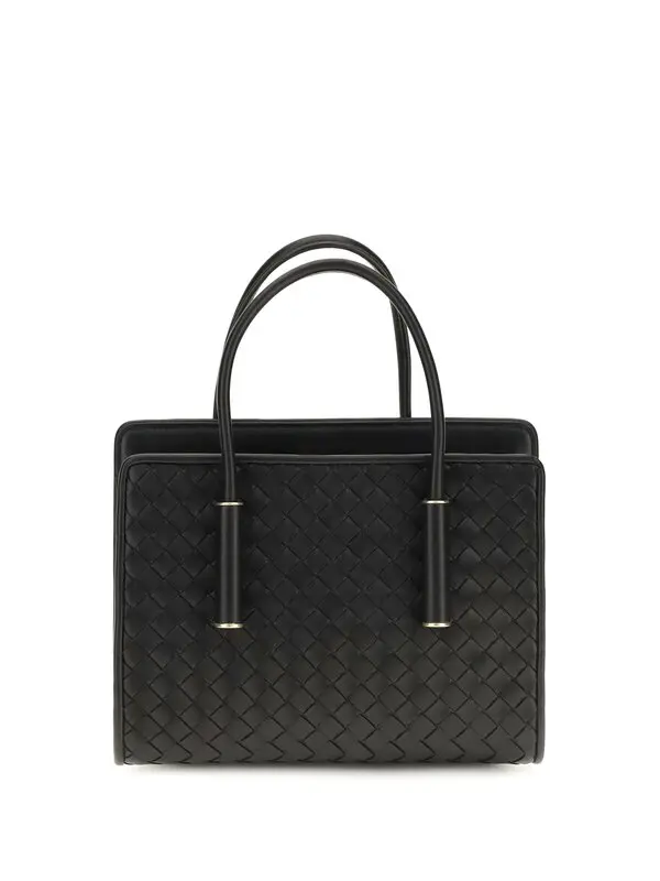 Bottega Veneta Intrecciato Handbag - Black