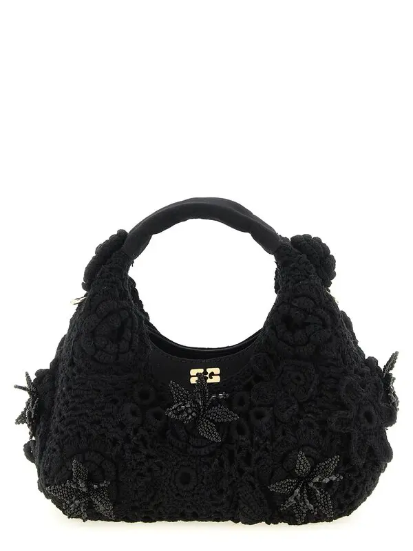 GANNI Mini Hobo Crochet' Handbag