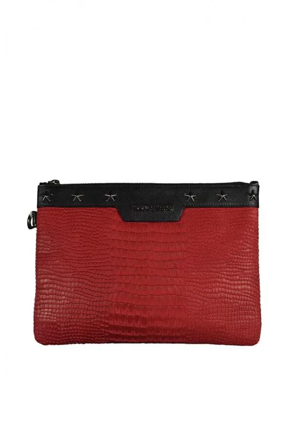 JIMMY CHOO Derek Clutch Bag - Red